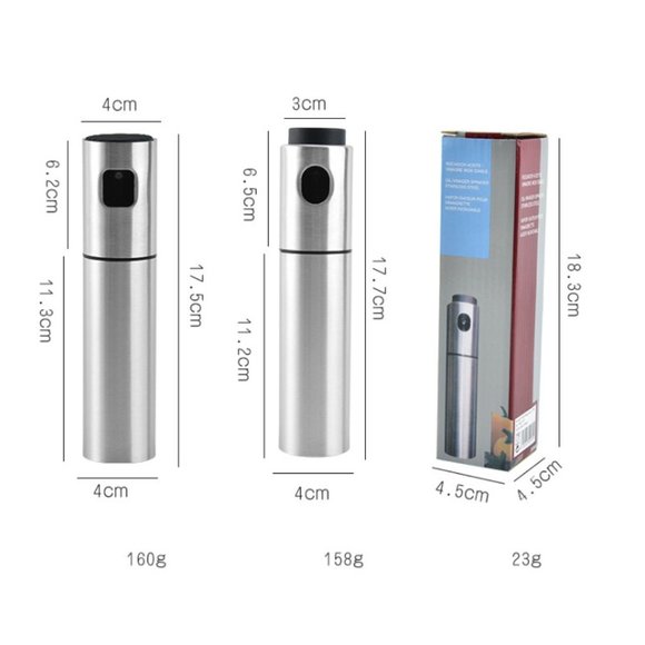 Vigor | Kitchen | Cooking Oil Vinegar Sprayer Dispenser Stainless Steel ...